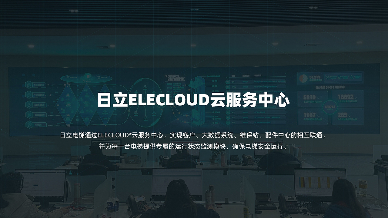 数字可视化/大屏设计/日立ELECLOUD云服务中心_CICI_YOXI-站酷ZCOOL