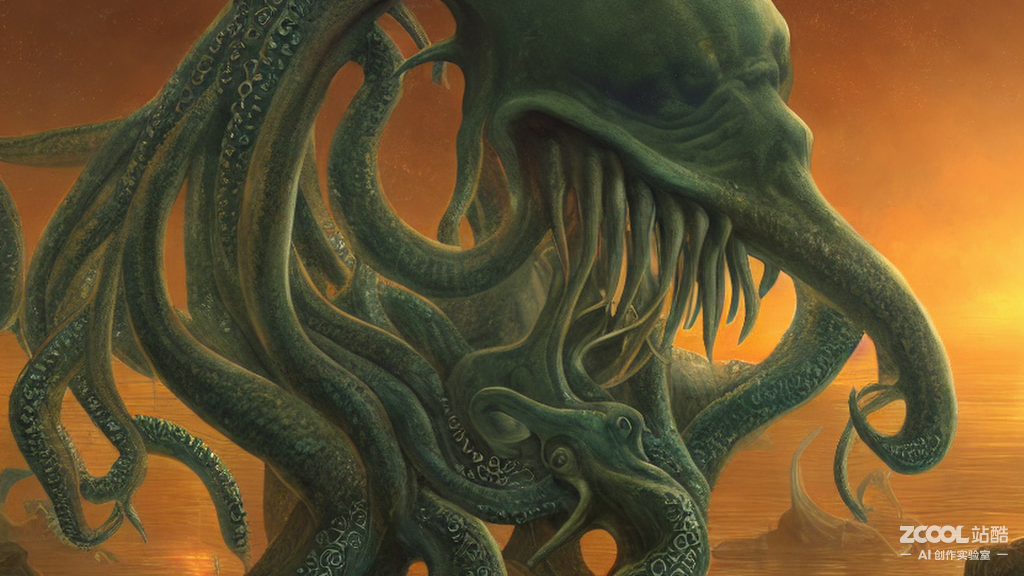 #AI创作实验室#克苏鲁的虚无世界_FAFA揪-站酷ZCOOL