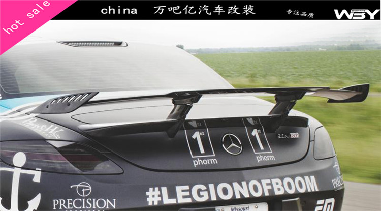 奔驰SLS/AMG/GT/C197改装Renntech碳纤维后唇小包围_WBYBODYKIT-站酷ZCOOL