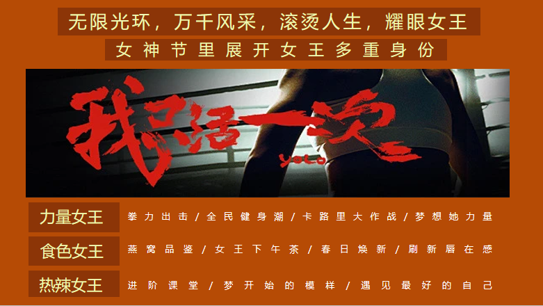 2024热辣滚烫耀眼女王热辣她力量女神节特别活动案-53P_精英策划圈-站酷ZCOOL