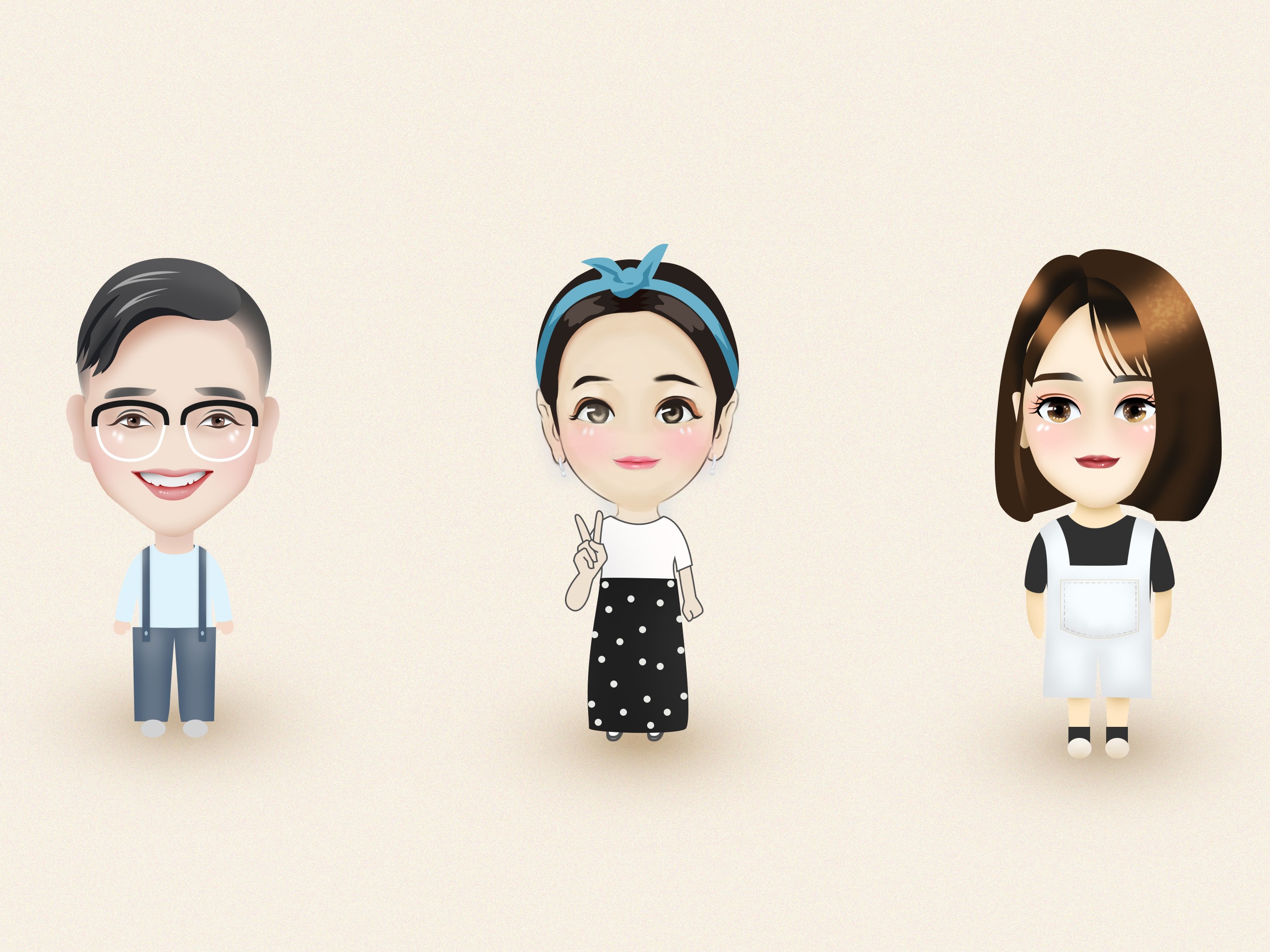 Q版卡通头像-私人订制_白纸不白yq-站酷ZCOOL