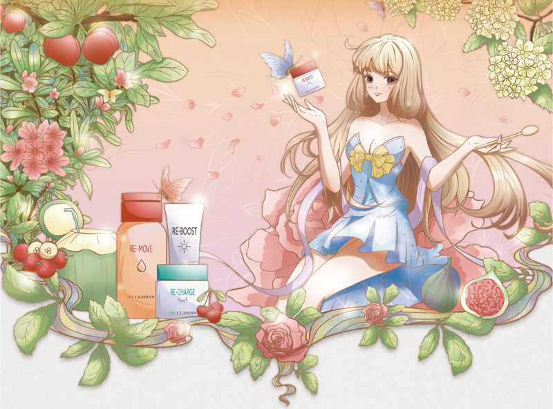 #my CLARINS 寻找天然好食肌# 植萃境遇_LANV-站酷ZCOOL