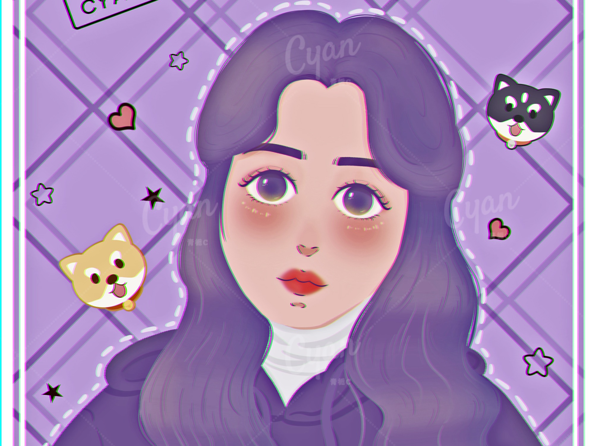 人类高质量名媛们_Cyan青栀c-站酷ZCOOL