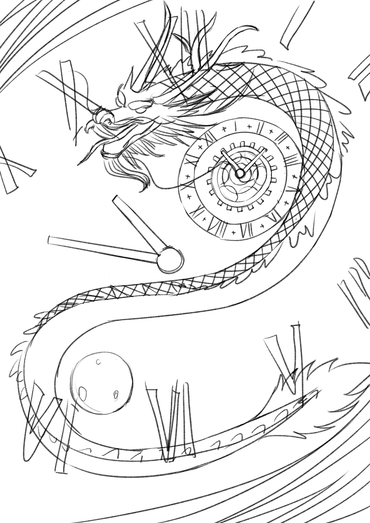 突破时间壁垒的国风三体_YAOJI瑶姬-站酷ZCOOL