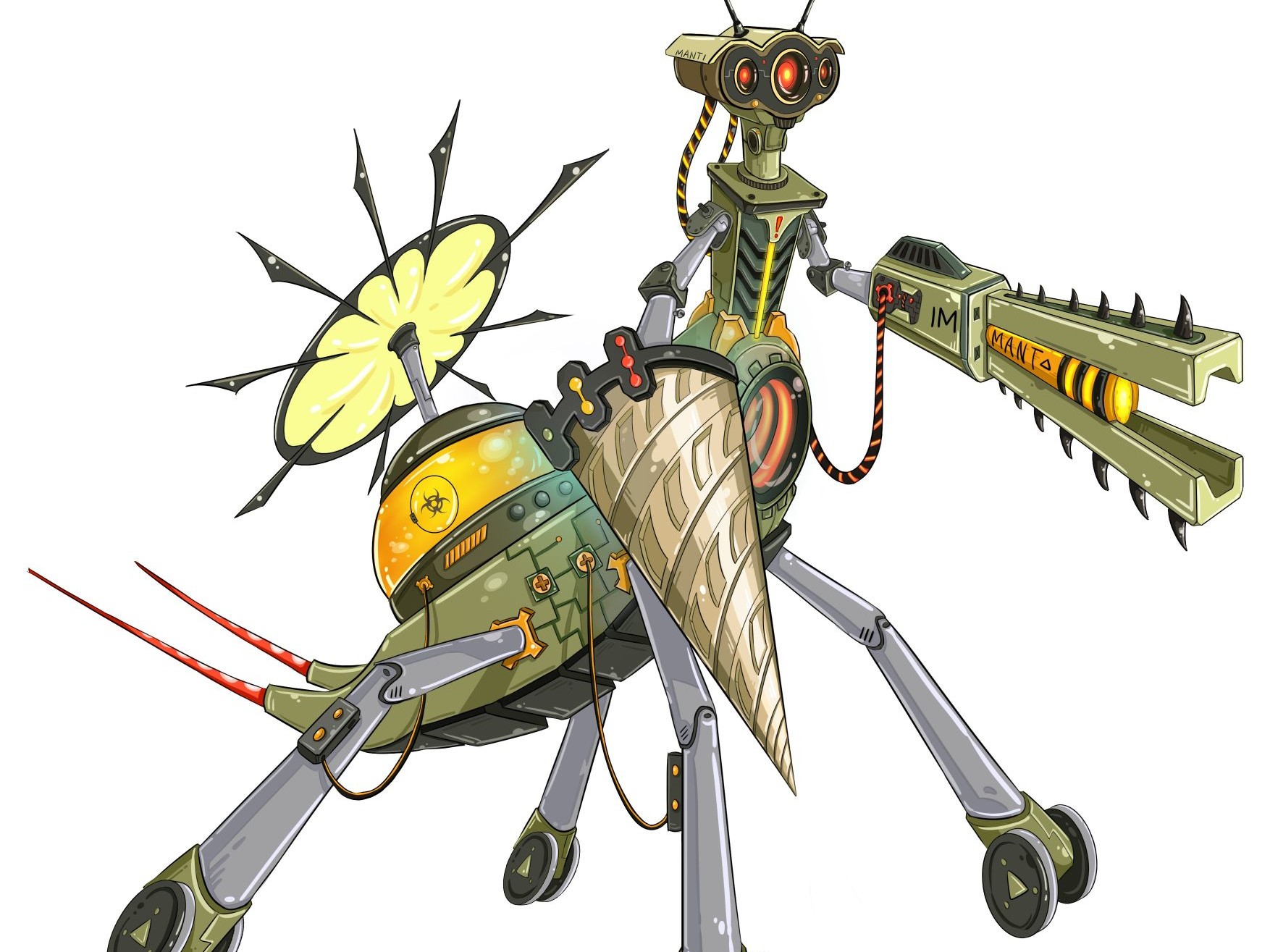 战争机械螳螂_素心夜寐-站酷ZCOOL
