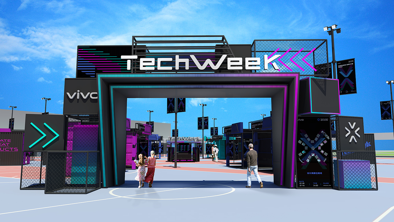 2021vivo TechWeek_BLACK丶SKY-站酷ZCOOL