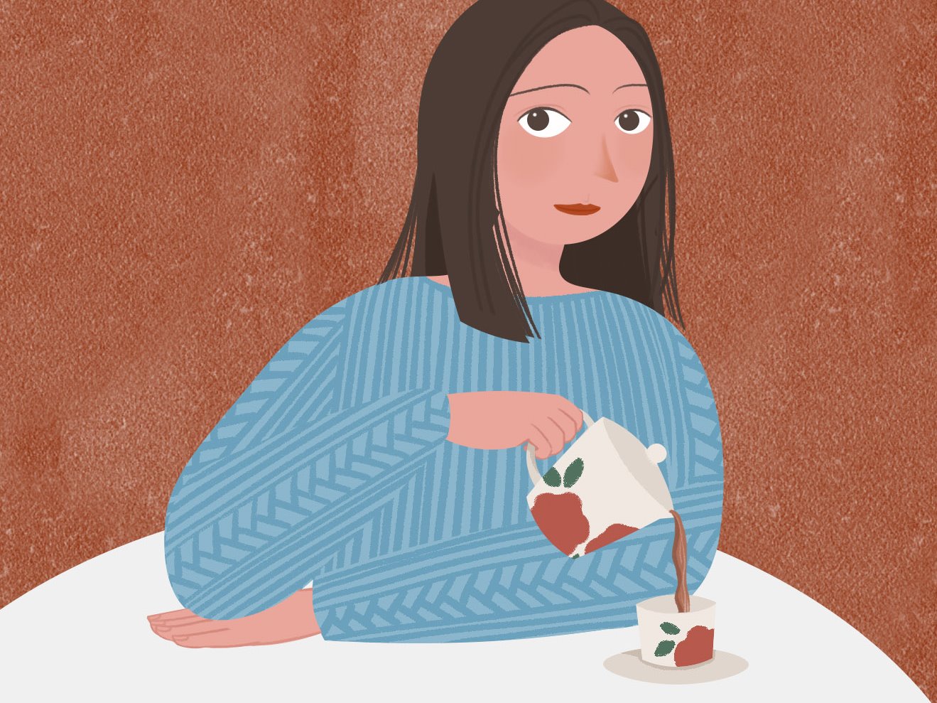 Tea Time_缔町渊-站酷ZCOOL