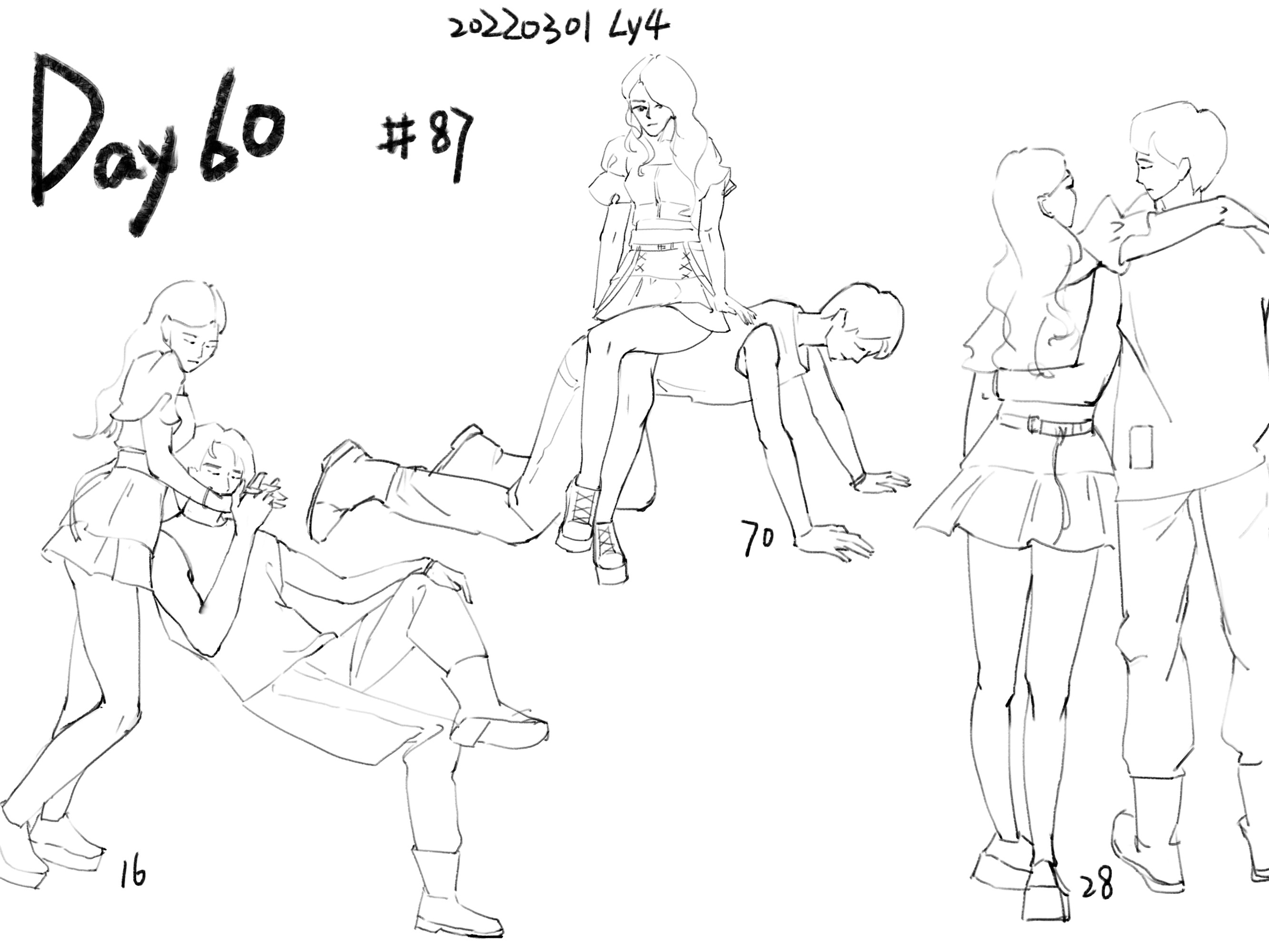 #速写60天挑战赛# Day60 @速写班长 _立羽A-站酷ZCOOL