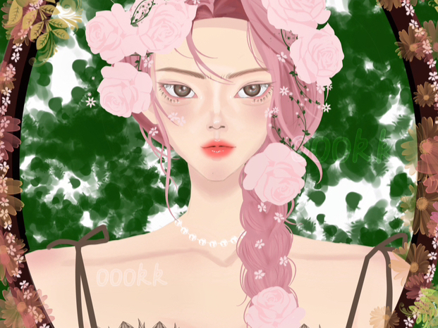 摸个花仙子_oookk_-站酷ZCOOL