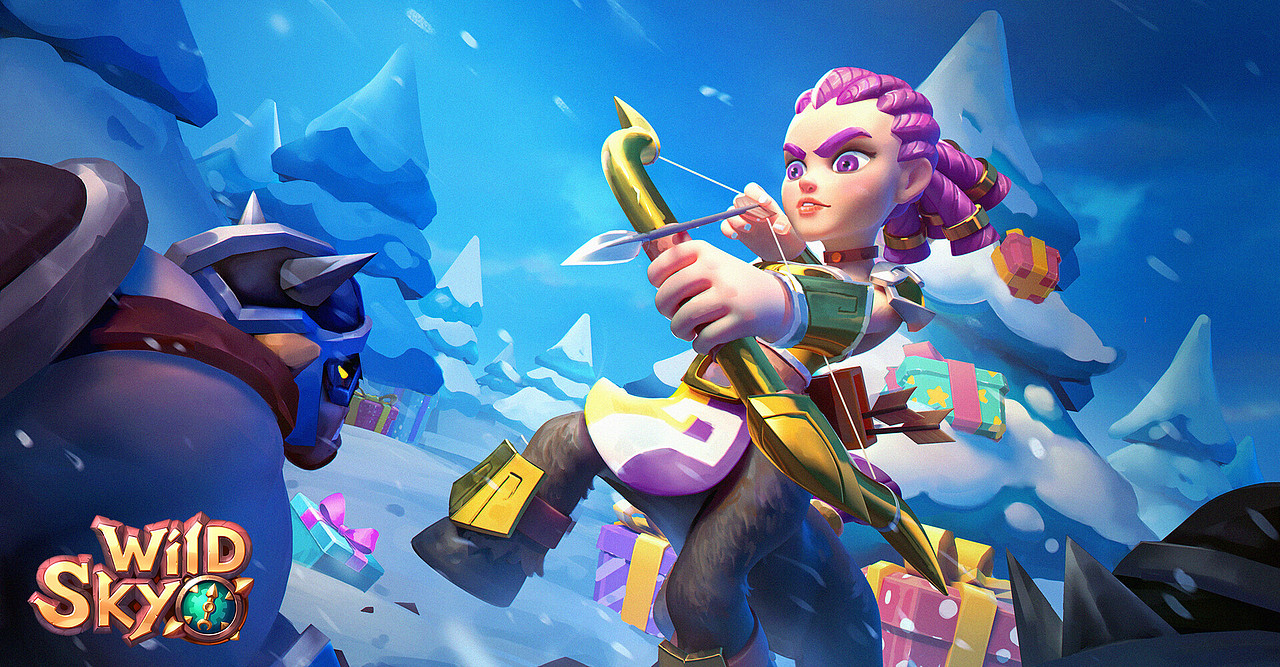 给奇幻塔防手游Wildsky TD绘制的banner合集_吉宅明智-站酷ZCOOL