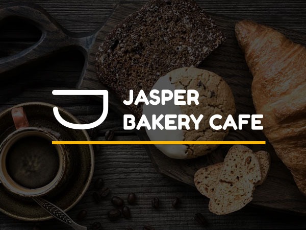 jasper bakery cafe Logo Design_边教边做其乐无穷-站酷ZCOOL