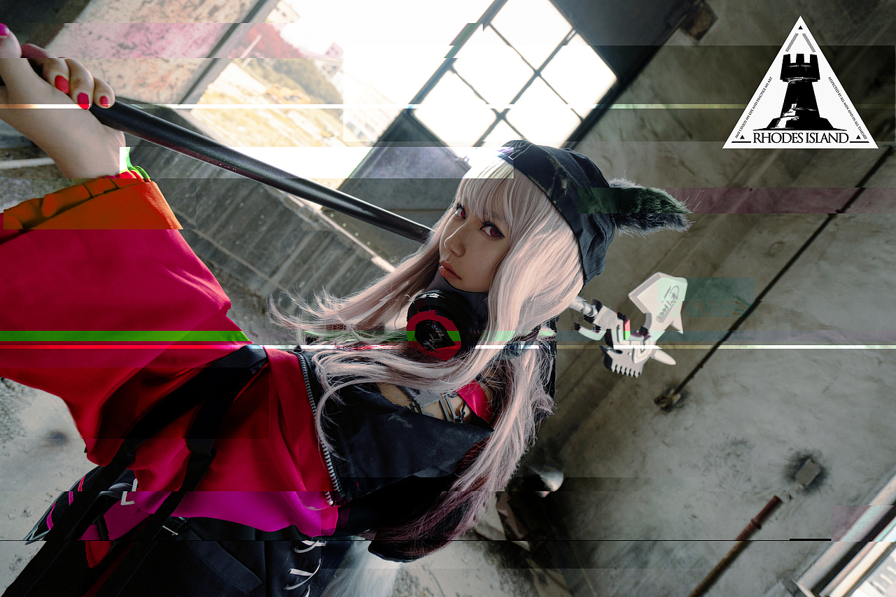【cosplay】明日方舟-霜叶cos_半瞳Hitomi-站酷ZCOOL