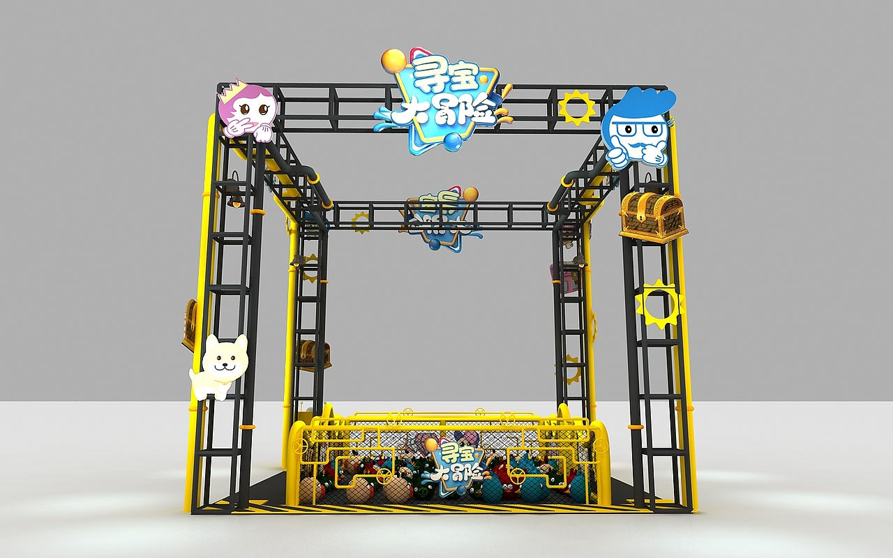 真人娃娃机 效果图设计 3D设计_设计狮Ming-站酷ZCOOL