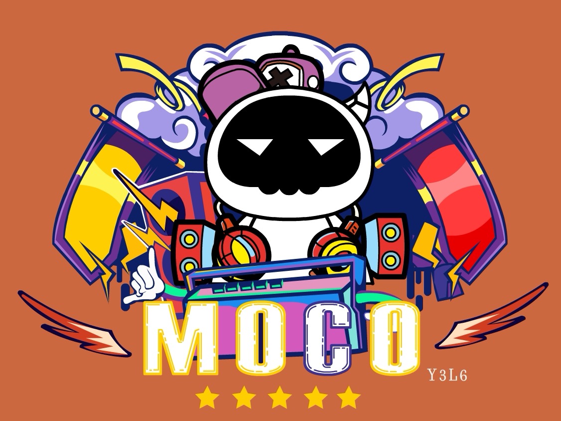 Y3L6品牌-魔牛MOCO-表情包_漫鱼动漫l洪志新-站酷ZCOOL