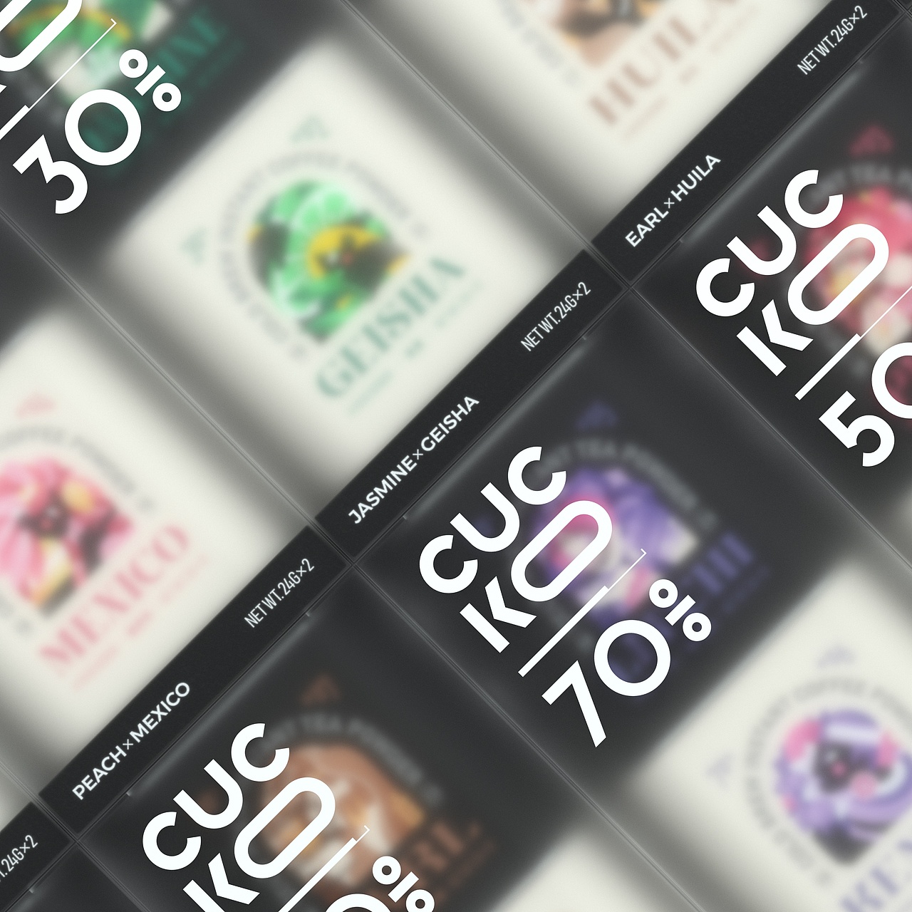 包装 | Cuckoo布谷茶咖系列包装 | 包装设计_脑洞中枢品牌设计-站酷ZCOOL