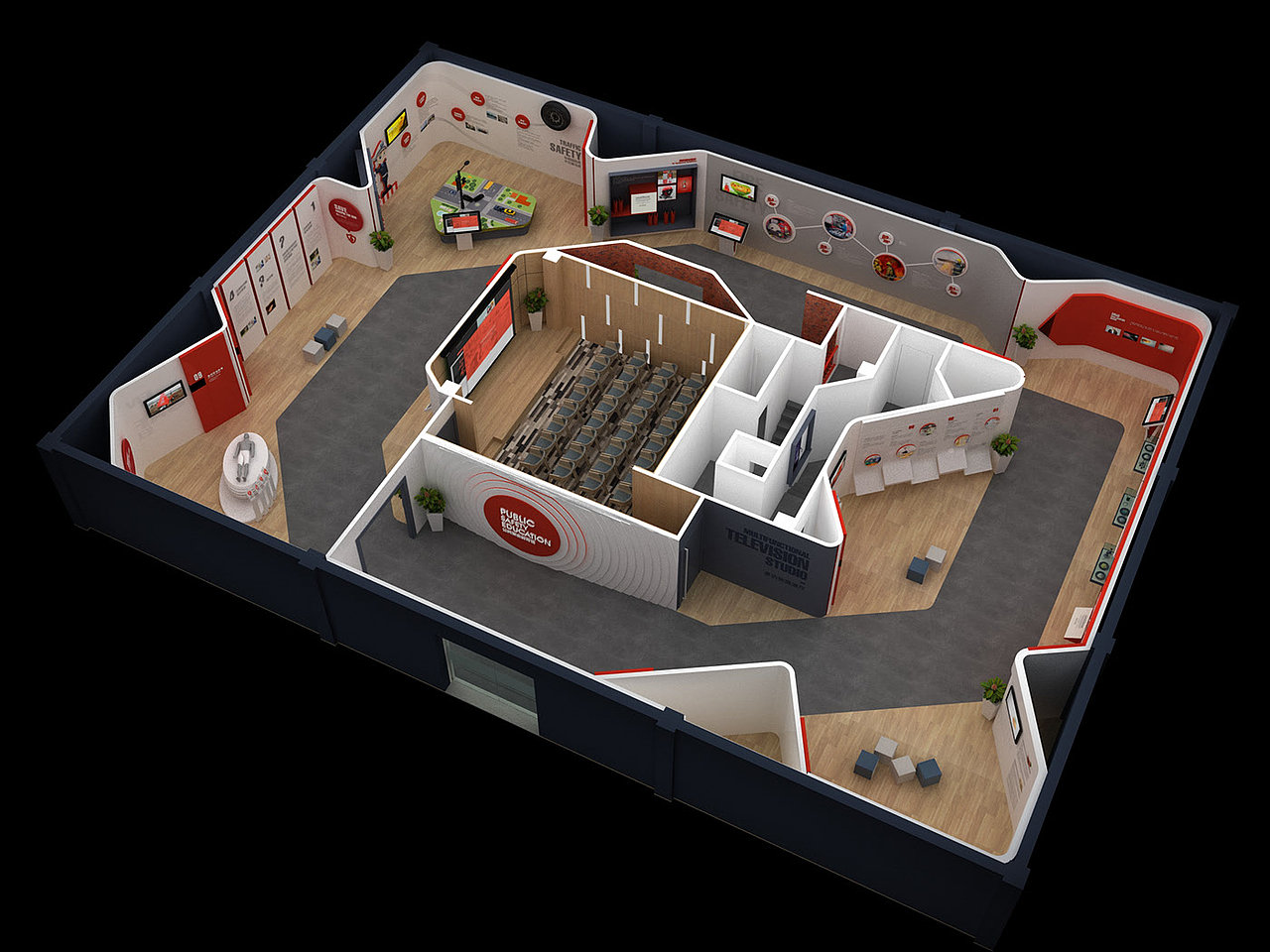 安全教育展厅_Bigggg-站酷ZCOOL