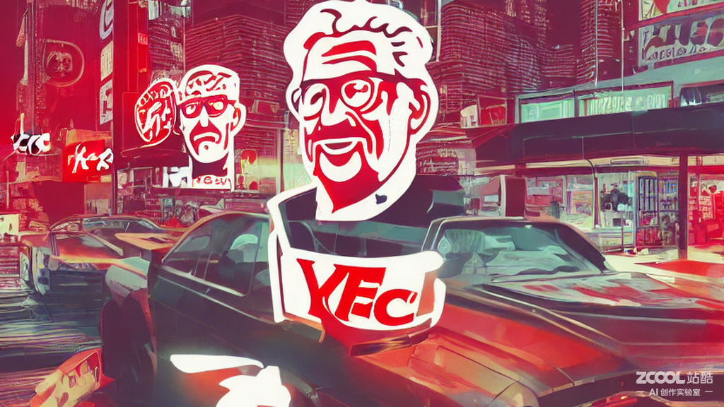 #AI创作实验室#肯德基，疯狂星期四，快餐_阿肖Y-站酷ZCOOL