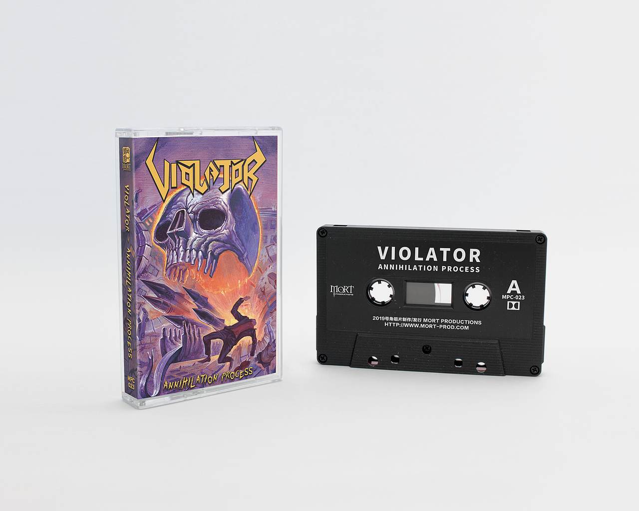 Violator乐队EP磁带《Annihilation Process》_METAL_HEART-站酷ZCOOL
