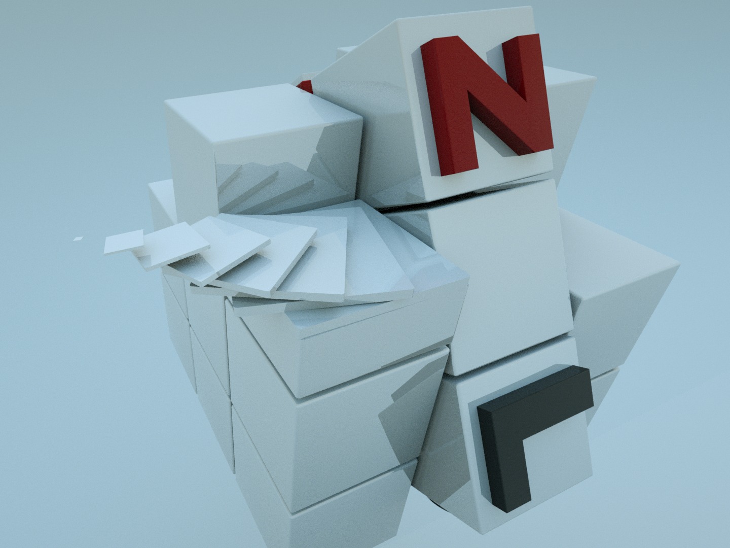 C4D-栏目包装模仿_Zlin_C-站酷ZCOOL