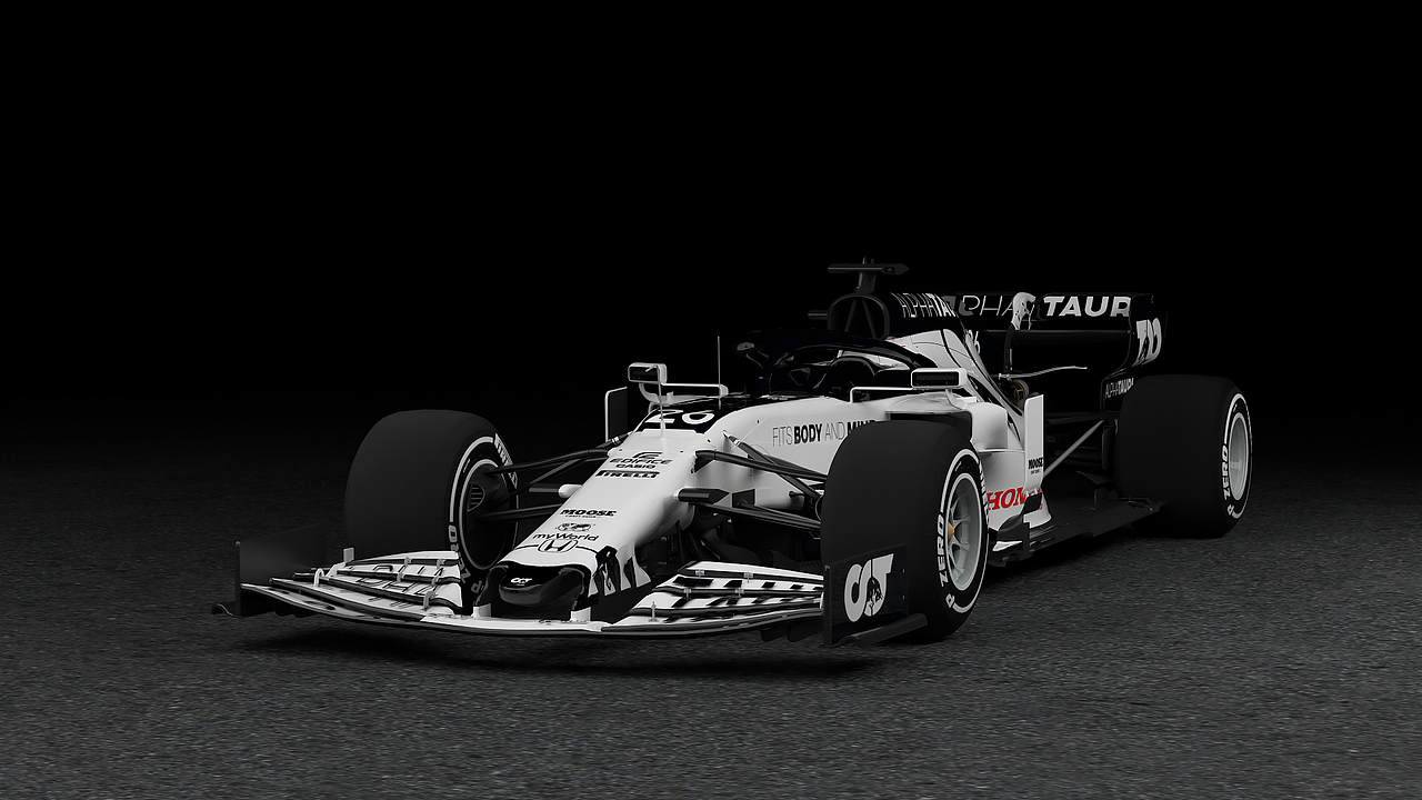 C4D | F1 2020赛季 Scuderia AlphaTauri_HYPERSHARE-站酷ZCOOL