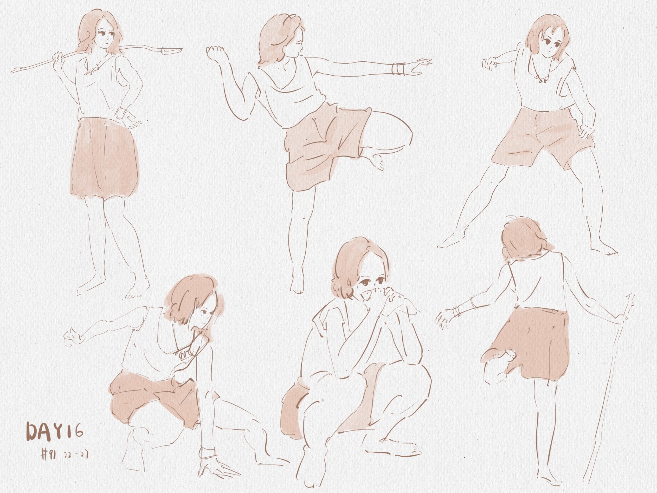 #速写60天挑战赛# day16 @速写班长_木头傀儡s-站酷ZCOOL