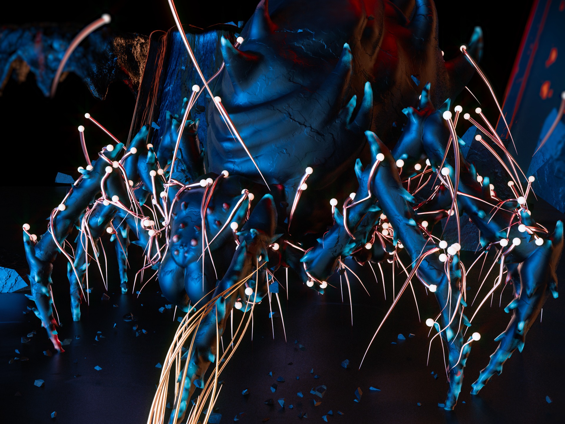 C4D丨RS丨XP 昆虫系列风格图第一期_晤深Vosen-站酷ZCOOL