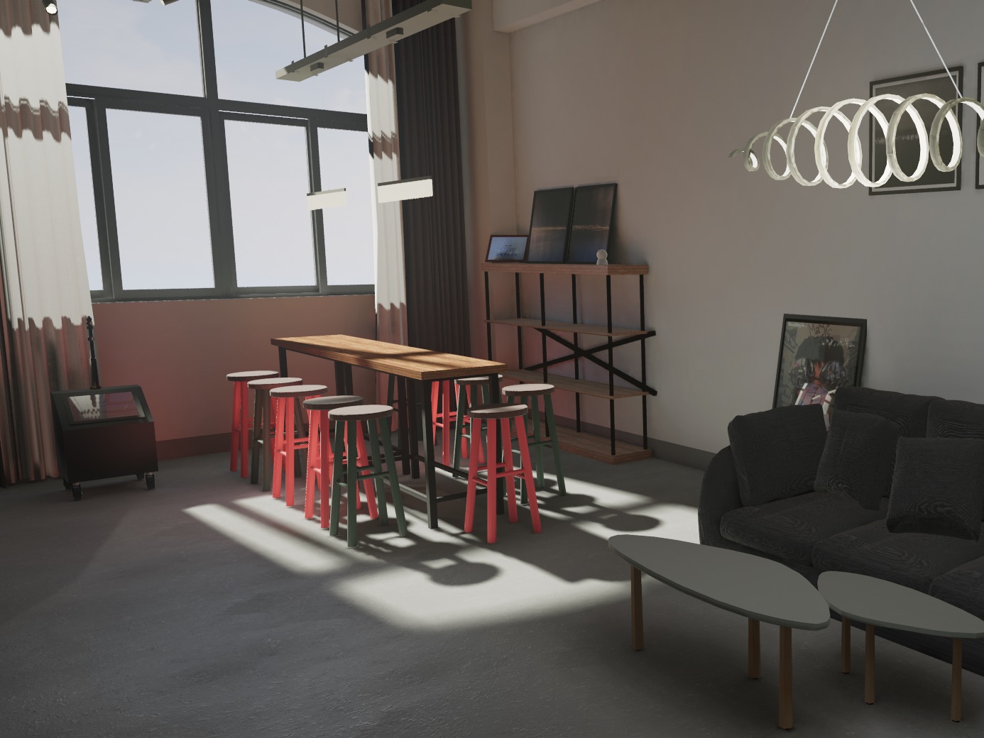 VR场景搭建——场景是学校实验室_噜噜无敌酷-站酷ZCOOL