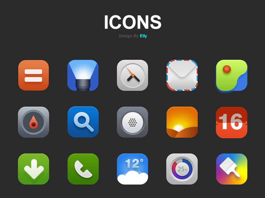 Icons _Elly_Z-站酷ZCOOL