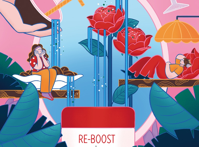 #my CLARINS 寻找天然好食肌#美肌后花园_吖Rae-站酷ZCOOL