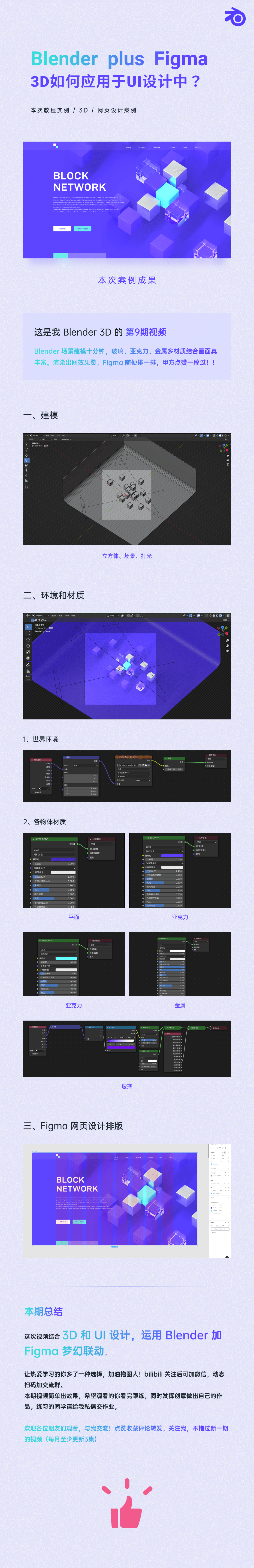 【Blender+UI设计】3D如何应用于UI设计中？_兴趣设计师k-站酷ZCOOL
