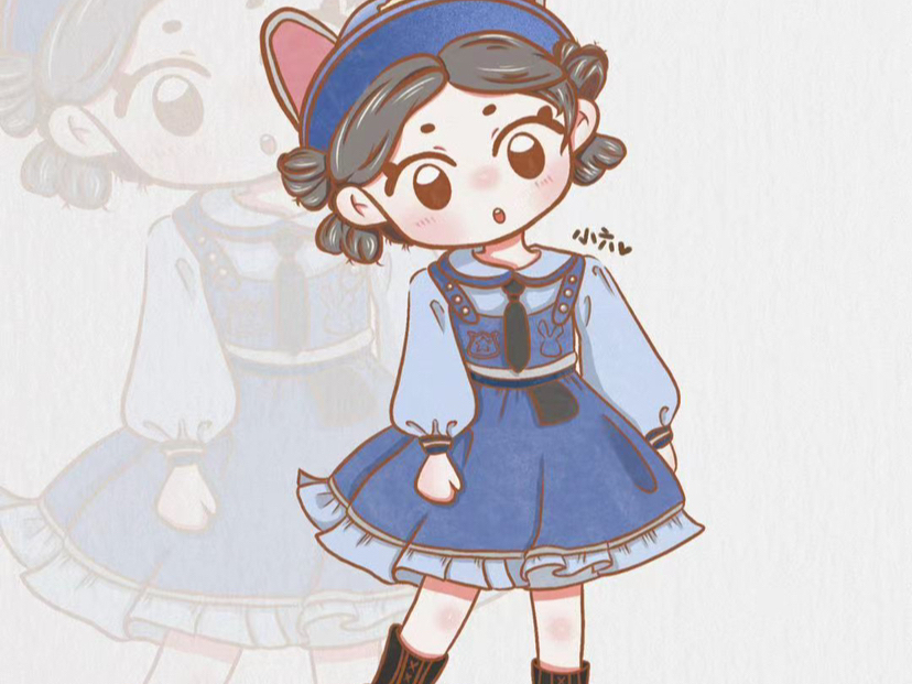 警长兔子妹妹_小六yo-站酷ZCOOL