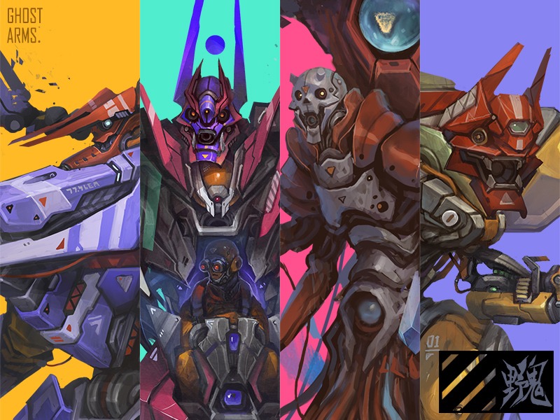 GHOST ARMS 野鬼装甲_TRYLEA-站酷ZCOOL