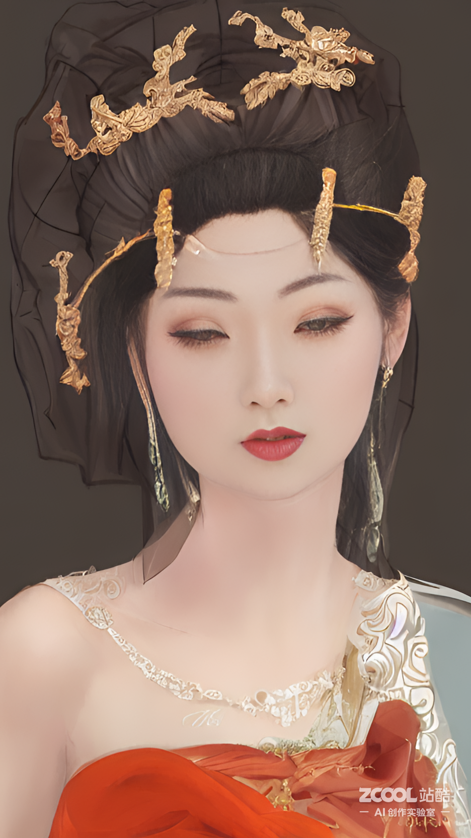 #AI创作实验室#古風美女_絕世黃瓜-站酷ZCOOL