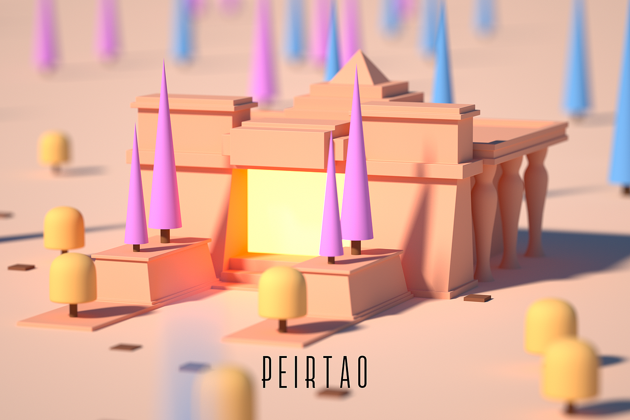 Low Poly风格作品【附教程】|三维|场景|Peirato_原创作品-站酷ZCOOL