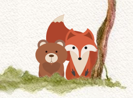 熊与狐狸_Lizzie_L-站酷ZCOOL