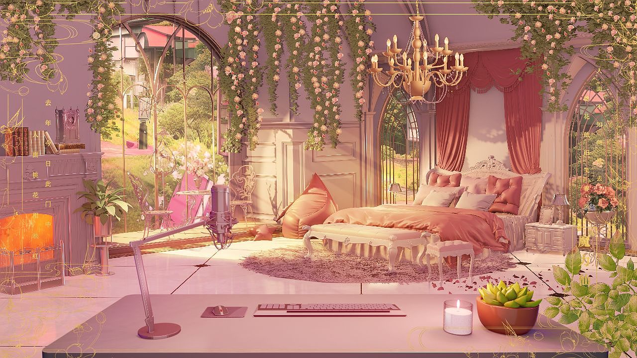 vup直播背景/二次元_魔力先人-站酷ZCOOL