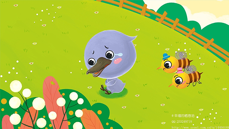 《丑小鸭》插画绘本幸福的栖息地原创作品 站酷zcool