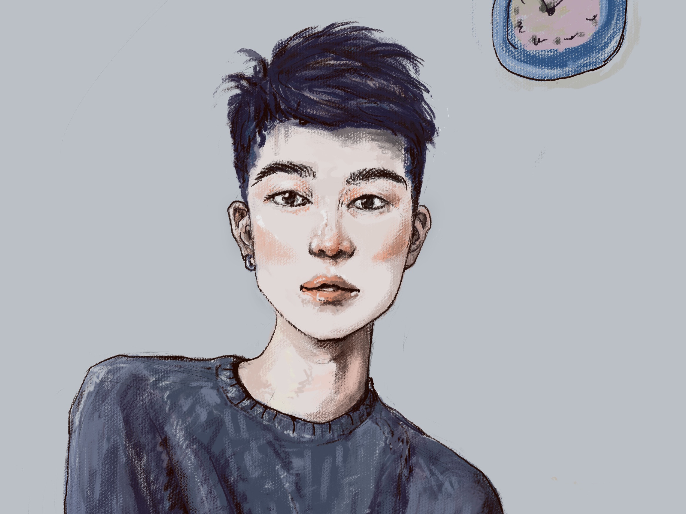 抽空画朋友_Jearfly-站酷ZCOOL