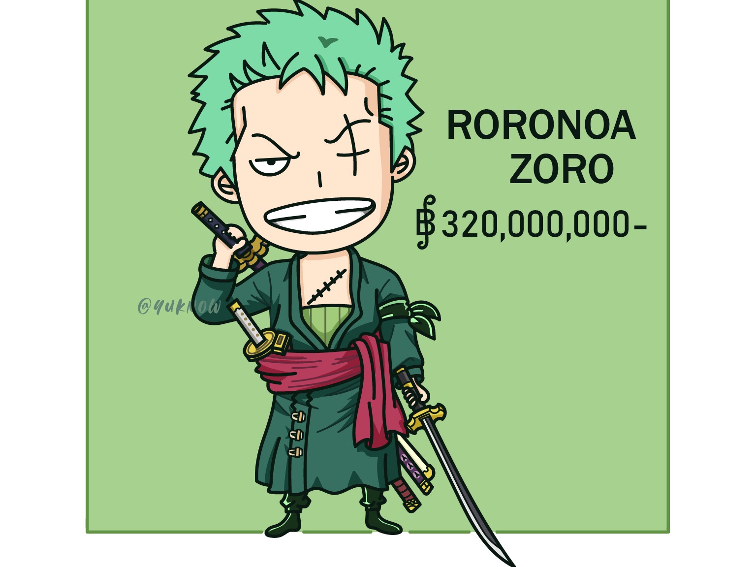 海贼王|ZORO索隆_yuknowlee-站酷ZCOOL