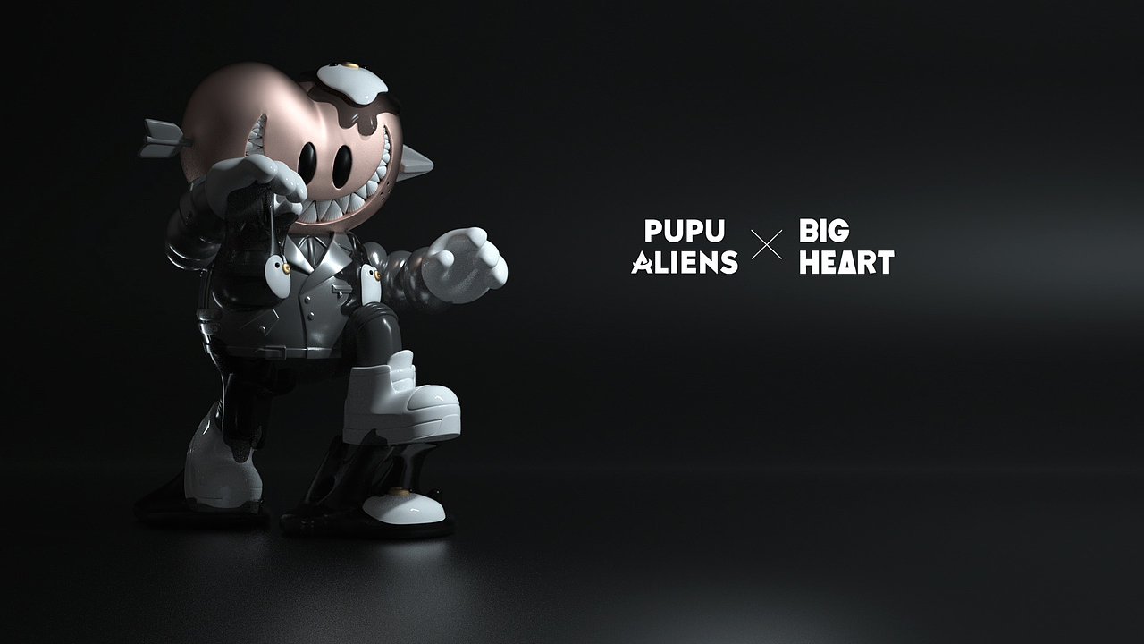 G5M6 | 腾讯PUPU Aliens x BIG HEART联名限量款曝光_G5M6_AveLeung-站酷ZCOOL