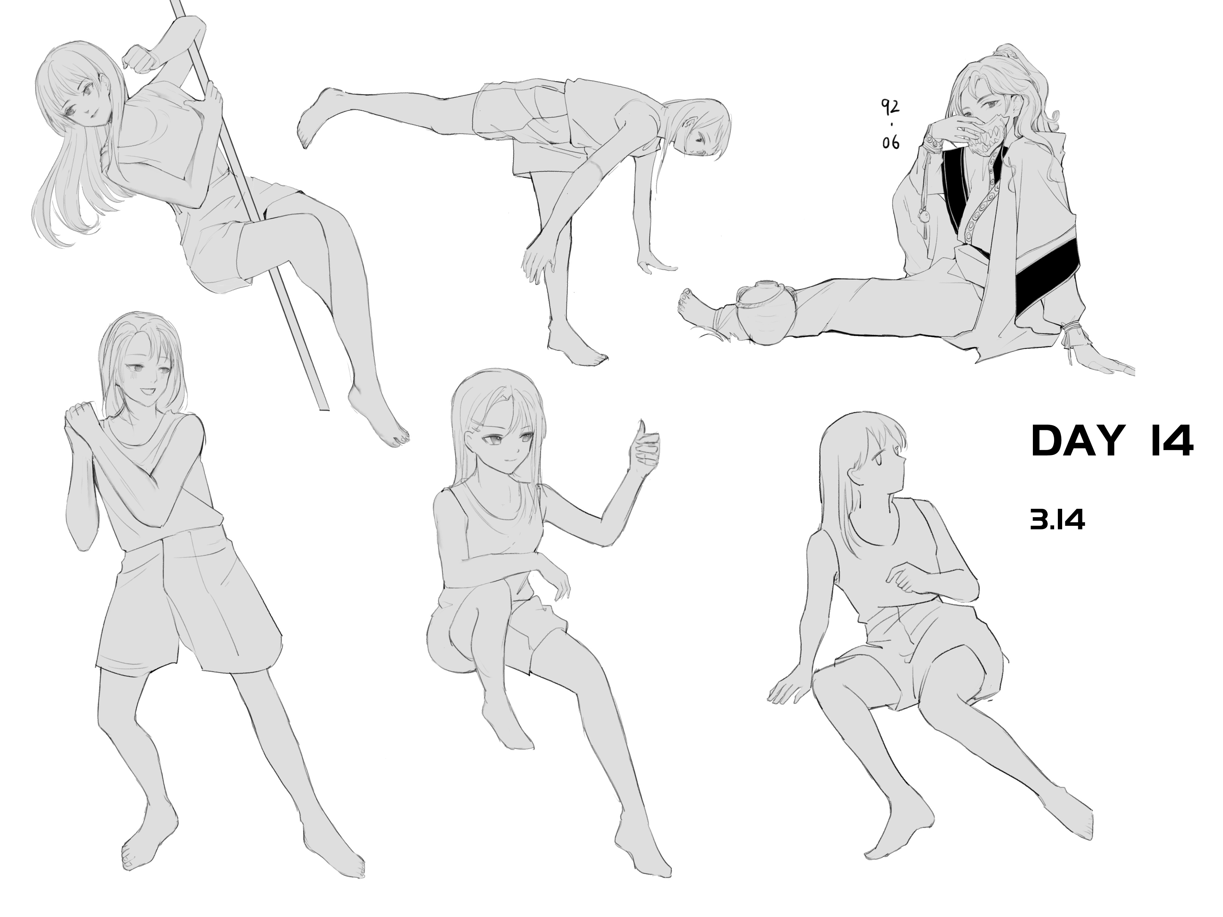 #速写60天挑战赛# DAY14 @速写班长_容琅-站酷ZCOOL