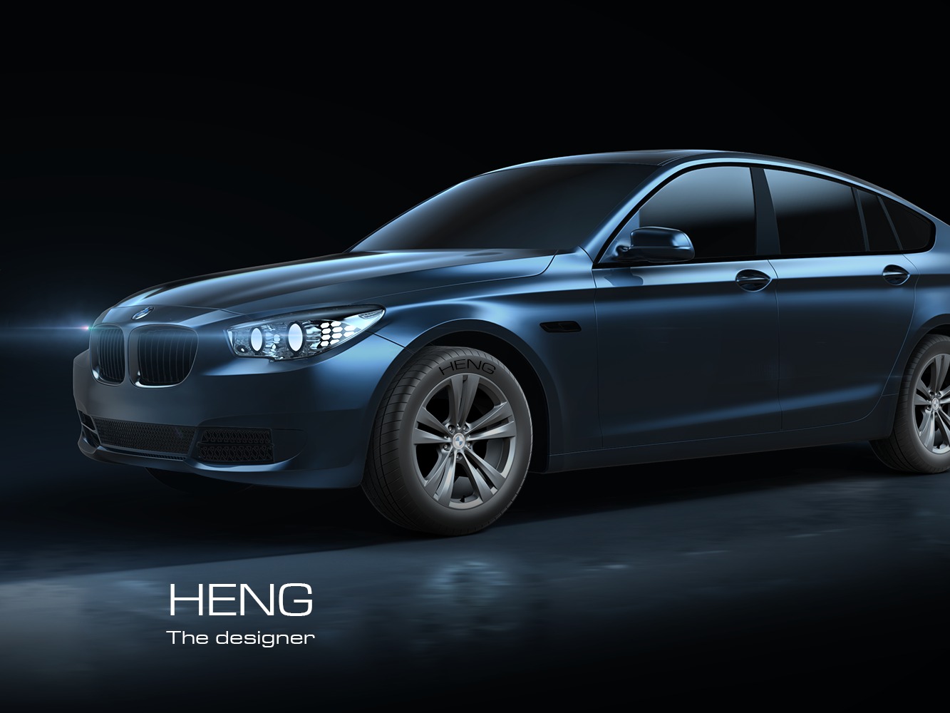 宝马汽车三维渲染_heng_恒-站酷ZCOOL
