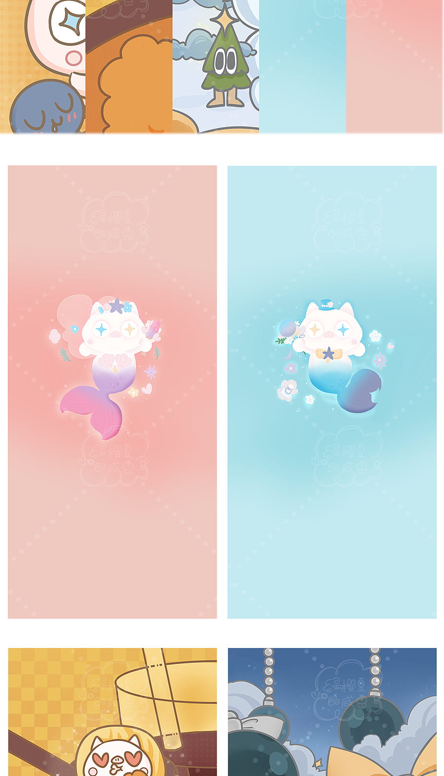 卡通ip可爱猪咖lulu_绿樱夏的咸鱼-站酷ZCOOL