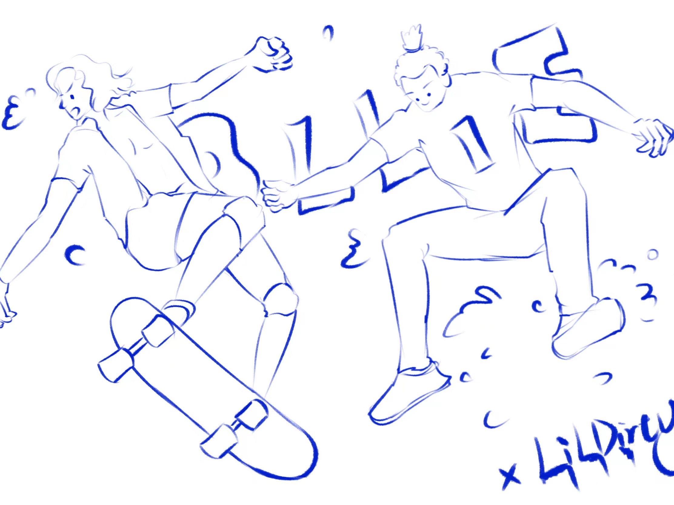 28天速写打卡：第一周——OLLIE_是小脏啊-站酷ZCOOL