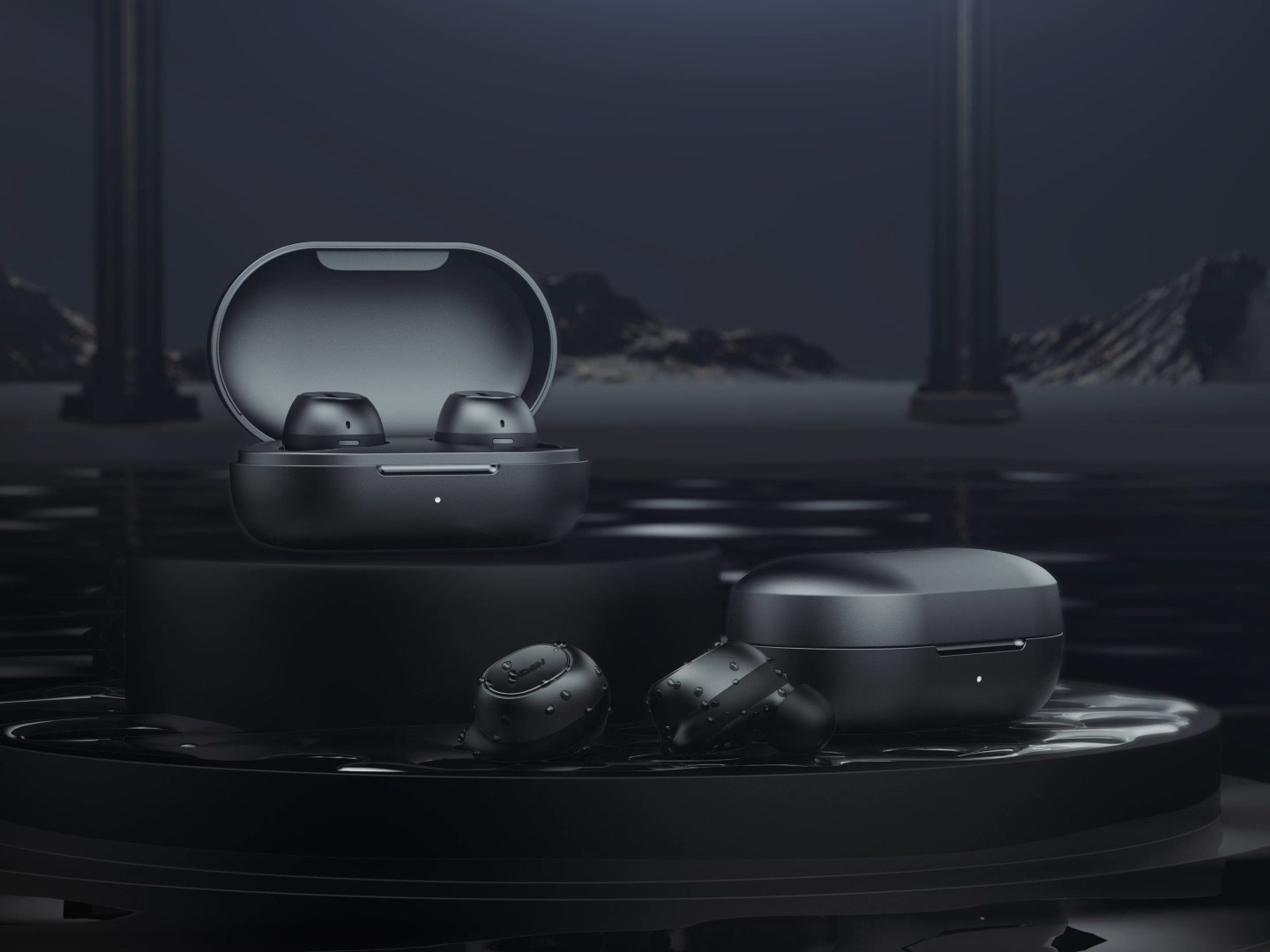 无线耳机 (C4D,RS渲染，AE合成)_Zero_JC-站酷ZCOOL