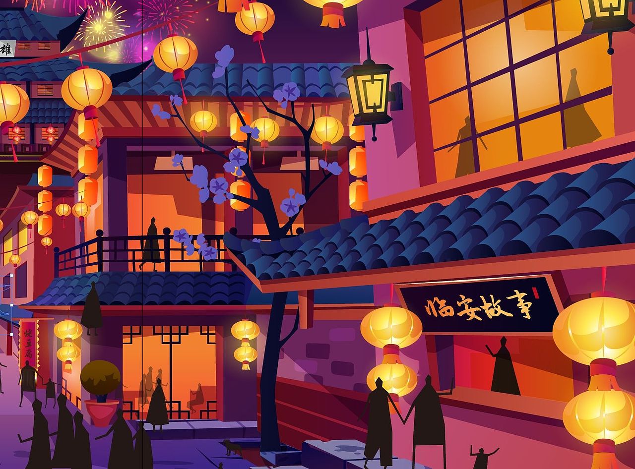 《烟火临安》_cloudsheep霄-站酷ZCOOL