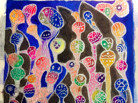 水滴创意插画步骤分享1_佐雅ZoYa-站酷ZCOOL