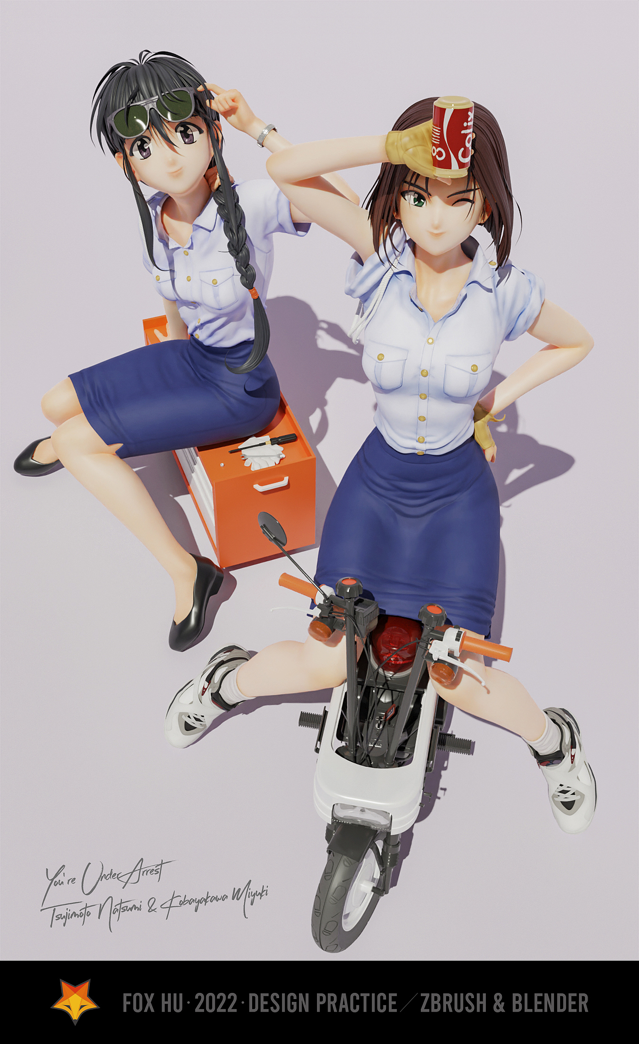 《逮捕令》原画3D练习_dmfox-站酷ZCOOL