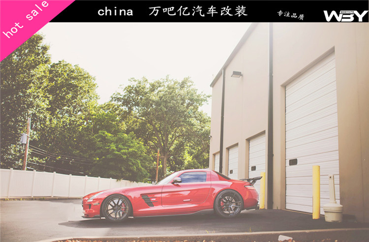 奔驰SLS/AMG/GT/C197改装Renntech碳纤维后唇小包围_WBYBODYKIT-站酷ZCOOL