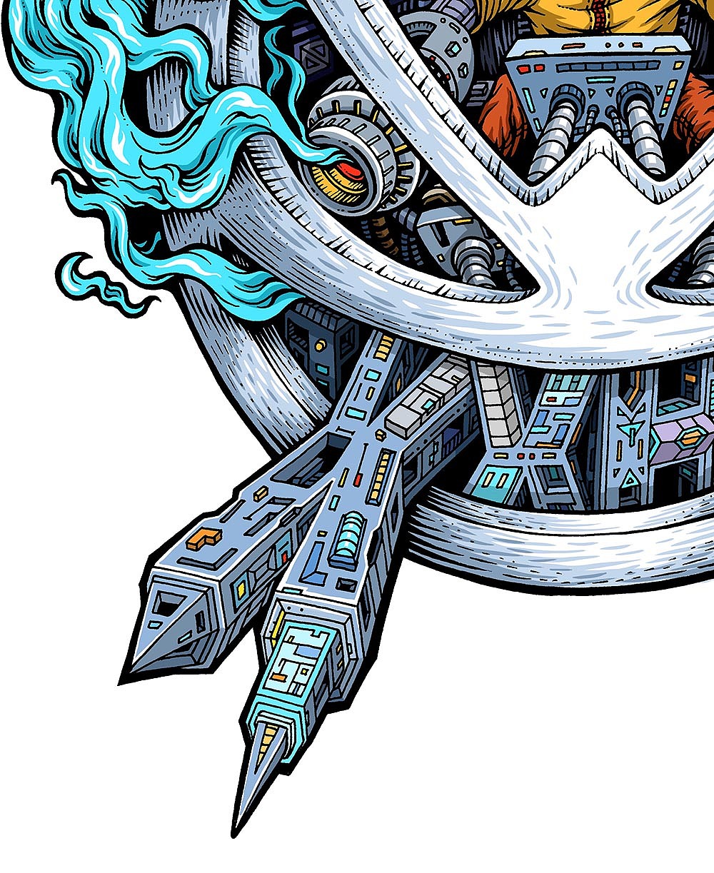 我与潮牌“club xxhh”合作的几款服装图案_傅淳强-站酷ZCOOL